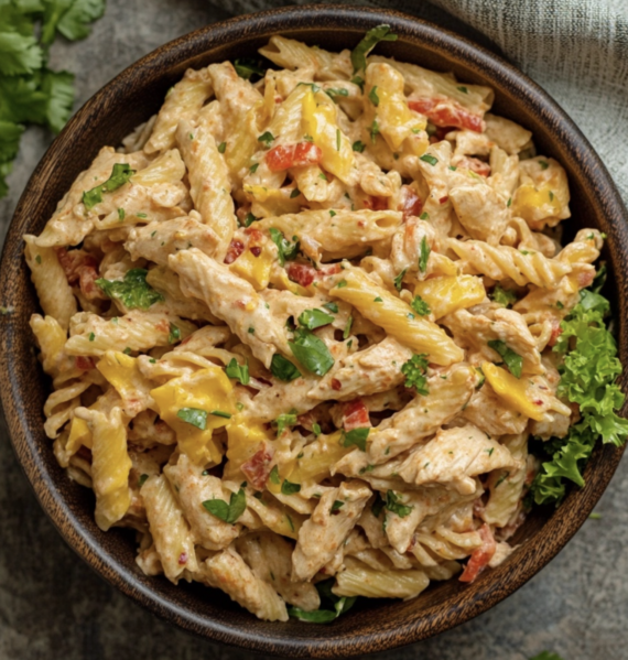 Sriracha Chicken Pasta Salad - Yummy Recipes