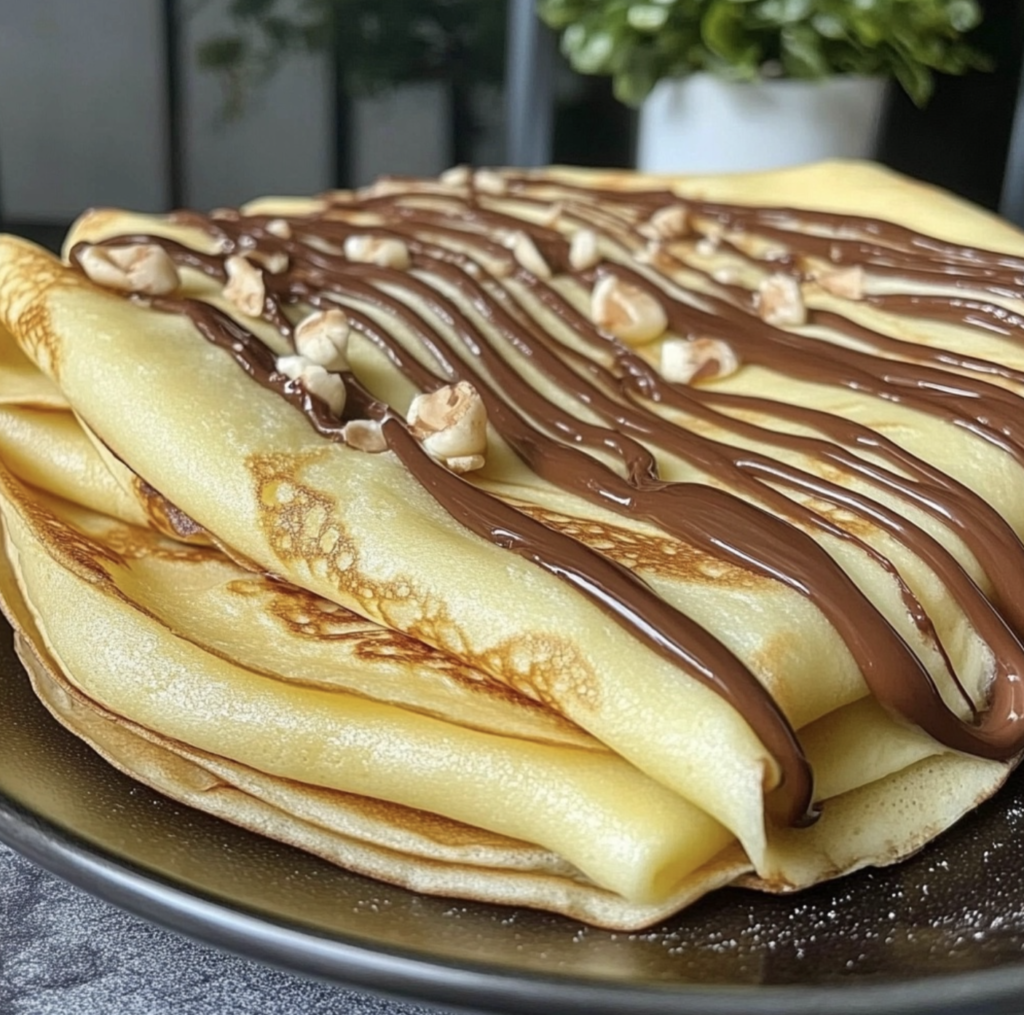 Decadent Nutella Crêpes: - Yummy Recipes